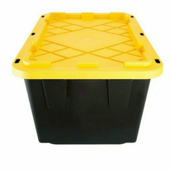 Storage & Organization | 1 Large 27 Gallon Tote Stackable Plastic ...